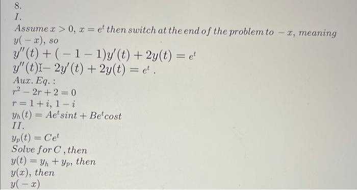 Solved 2nd picture is how the professor wants the problem | Chegg.com
