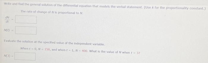 Solved Write and find the general solution of the | Chegg.com
