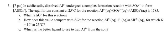 Solved 2. [7 pts] Calculate the missing data in the | Chegg.com