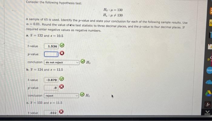 Solved Please Explain How To Get P Value Without Excel I