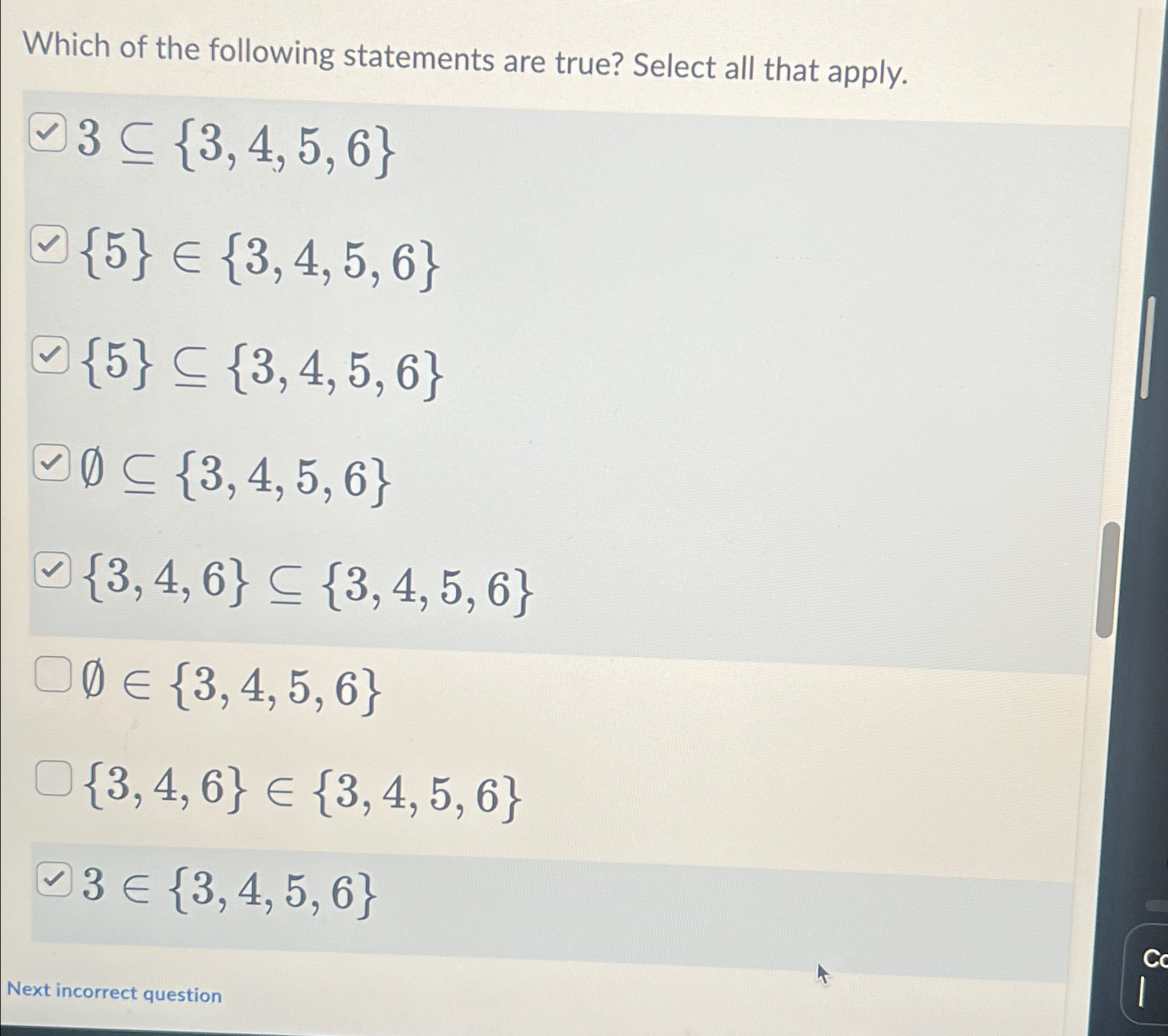 Solved Which of the following statements are true? Select | Chegg.com