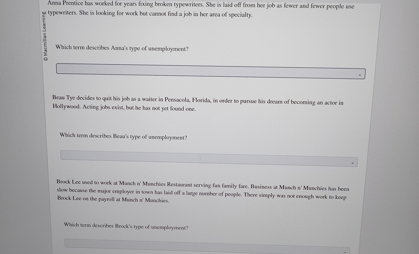 Solved Anna Prentice has worked for years fixing broken | Chegg.com