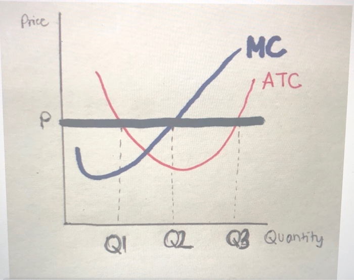 Solved look at the graph. At what quantity will this firm | Chegg.com