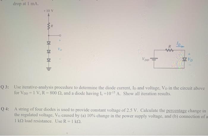 Solved Q3: Use iterative analysis procedure to determine the | Chegg.com