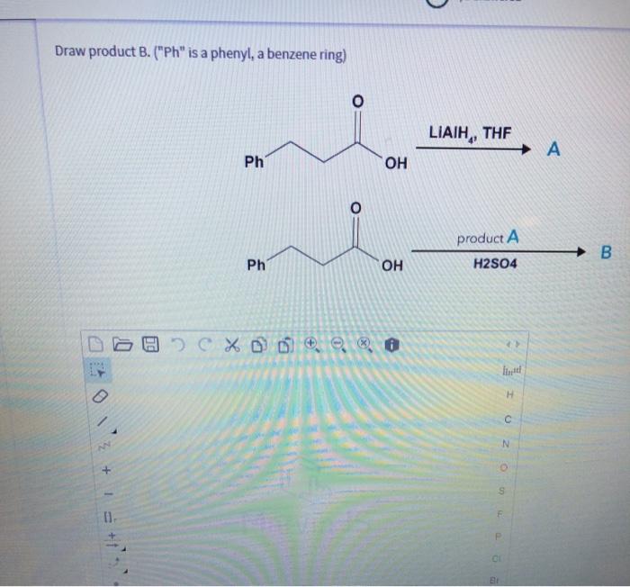 Solved Draw product B.("Ph" is a phenyl, a benzene ring) 이 | Chegg.com