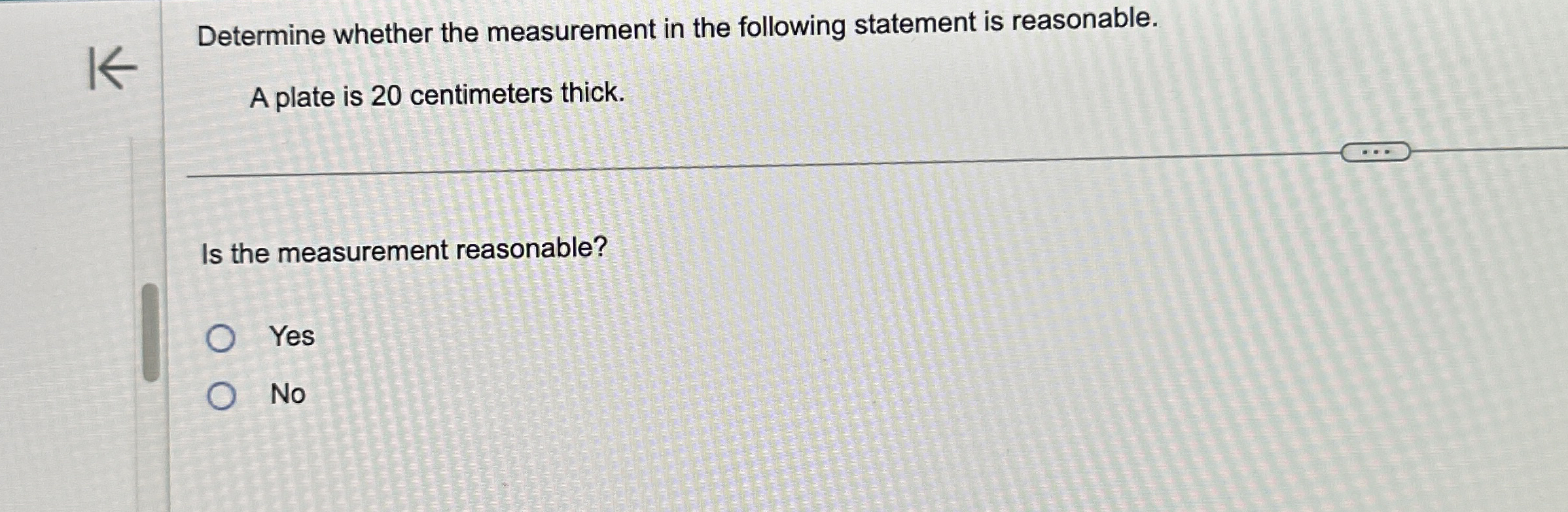 Solved Determine whether the measurement in the following | Chegg.com