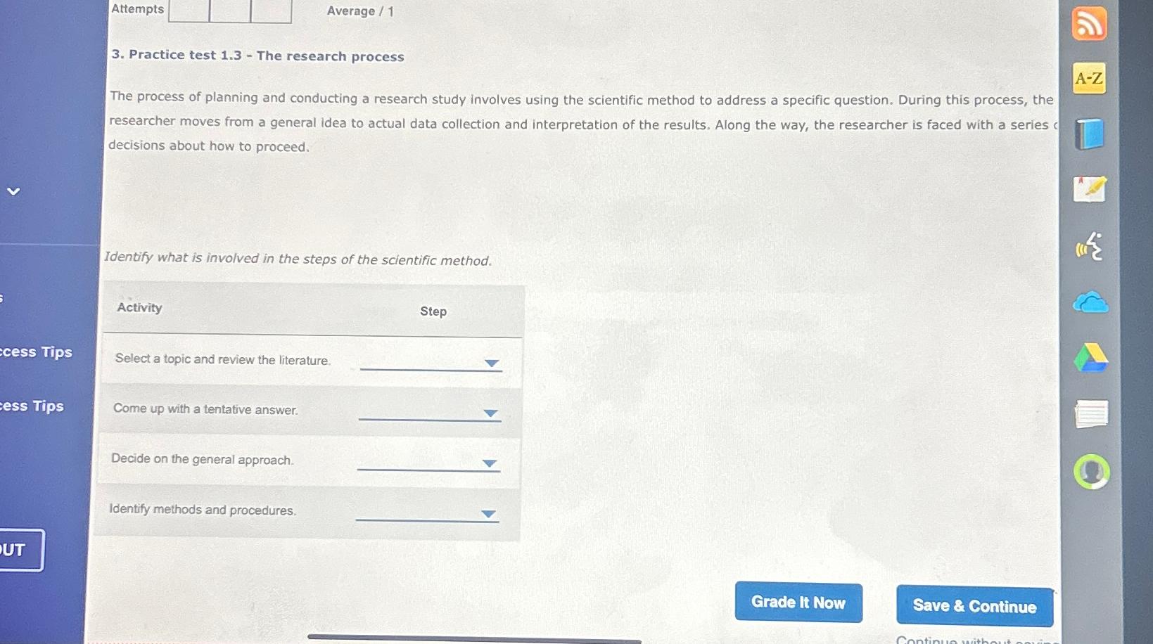 Solved AttemptsAverage /13. ﻿Practice test 1.3 - ﻿The | Chegg.com
