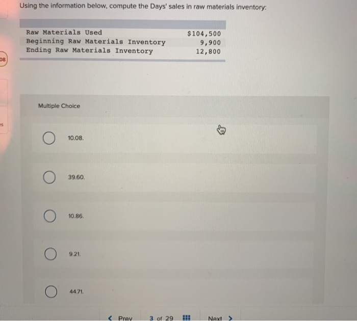 Solved Using the information below, compute the Days' sales | Chegg.com