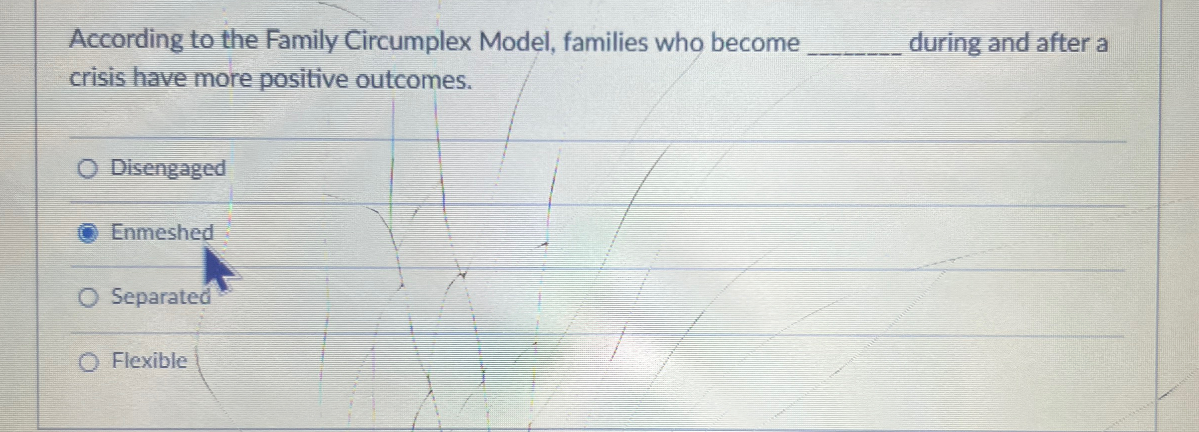 Solved According to the Family Circumplex Model, families | Chegg.com