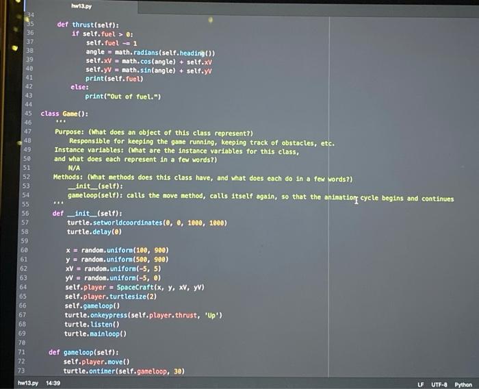Solved Problem B. (5 points) Turning Add additional methods | Chegg.com