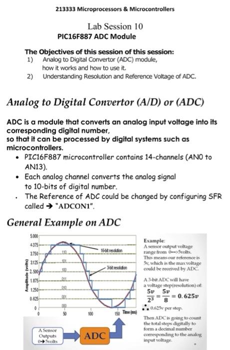 213333 Microprocessors & Microcontrollers Lab Session | Chegg.com