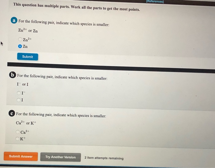Solved Chemwork Write Electron Configurations For The Most