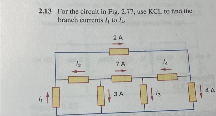 Solved 2.12 In the circuit in Fig. 2.76, obtain v1,v2, and | Chegg.com
