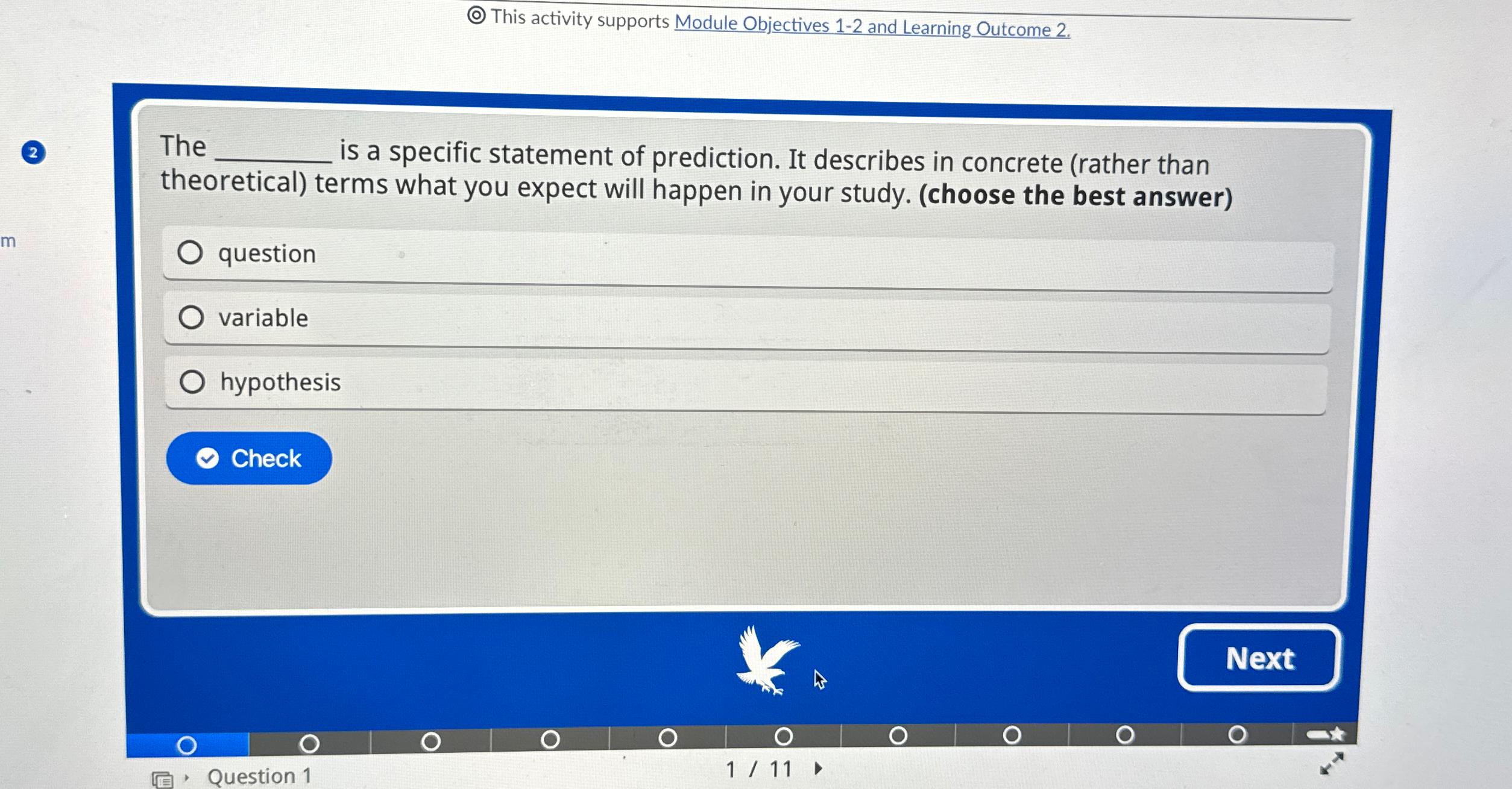 Solved ( ) ﻿This activity supports Module Objectives 1-2 | Chegg.com