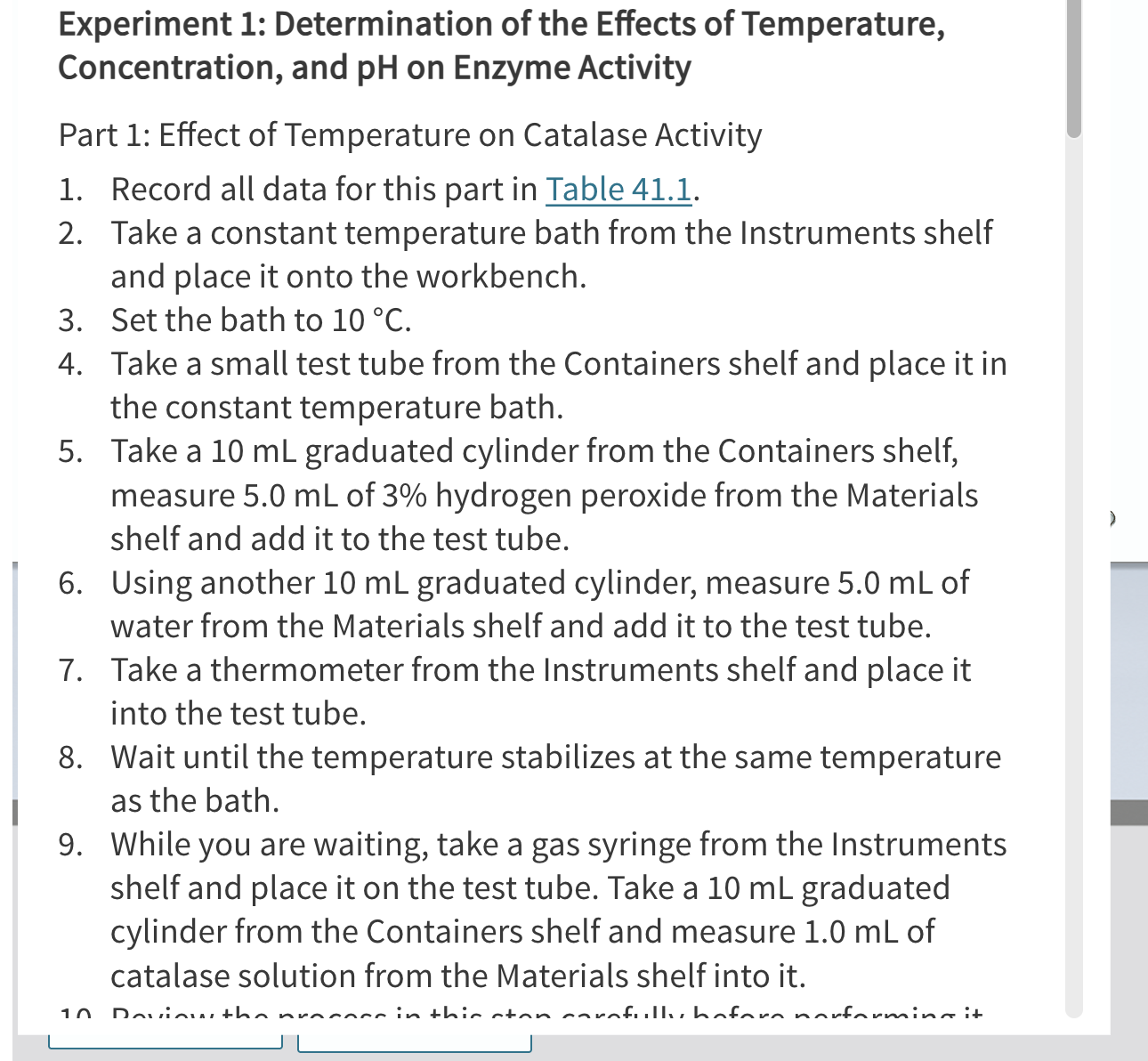 Experiment 1: Determination of the Effects of | Chegg.com