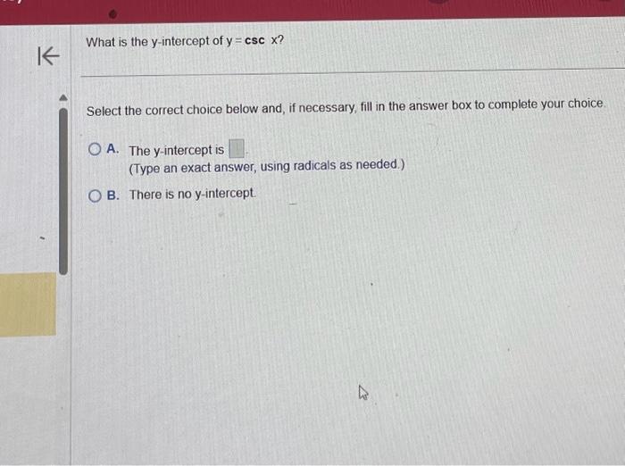 Solved For what numbers x,−2π≤x≤2π, does csc x=17 For what | Chegg.com