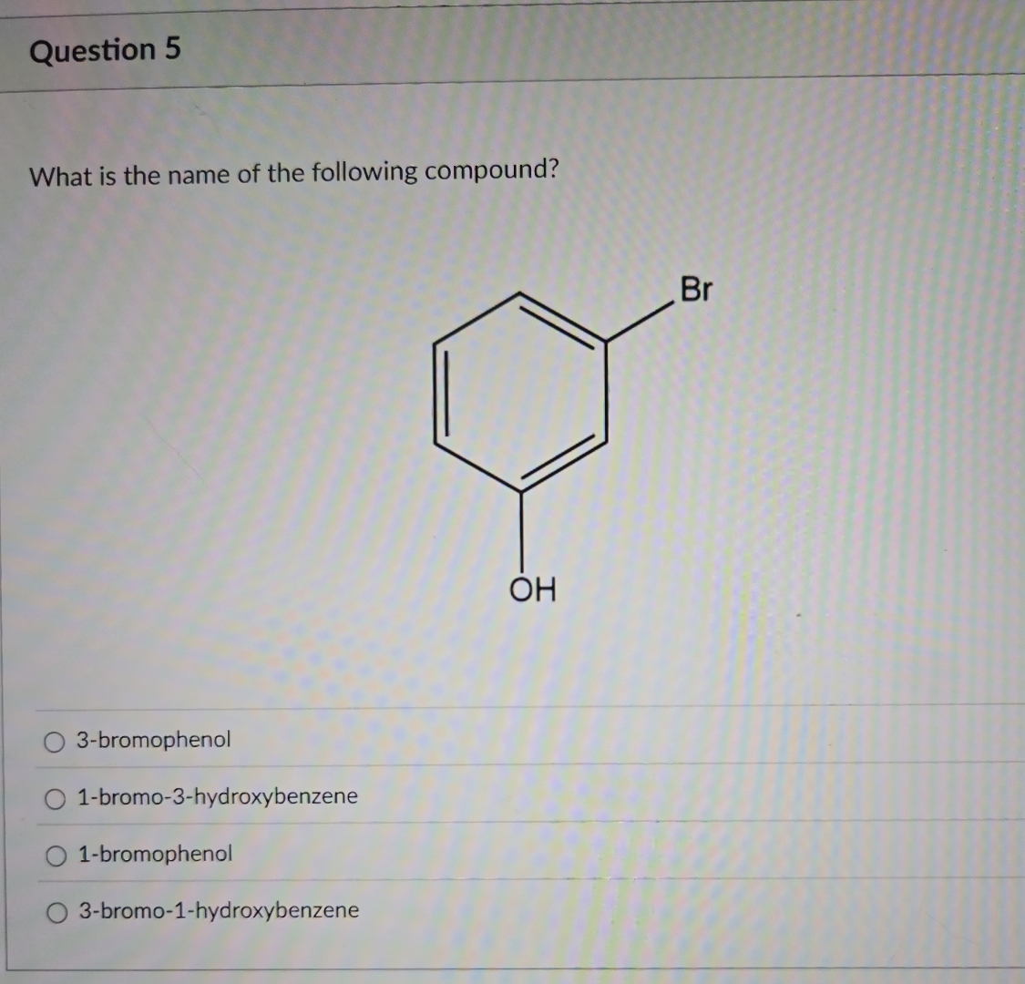 Solved Question 5What is the name of the following | Chegg.com
