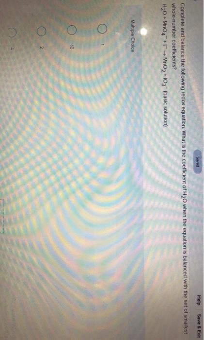 Solved Seved Help Save & Exh Complete and balance the | Chegg.com Solved Seved Help Save & Exh Complete and balance the | Chegg.com