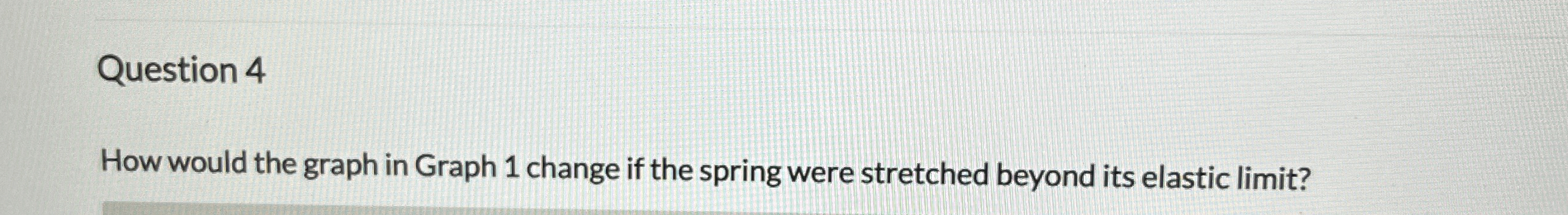 Solved Question 4How would the graph in Graph 1 ﻿change if | Chegg.com