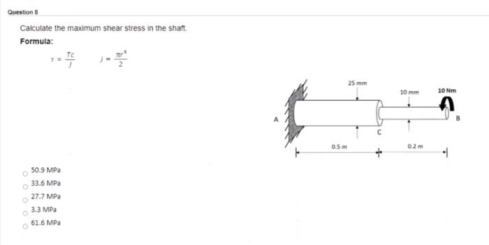 Solved Determine the maximum tensile stress in the beam | Chegg.com