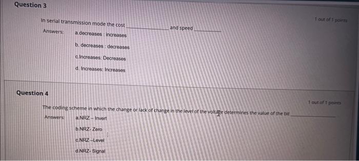 Solved In shift keying method, the data elements are | Chegg.com