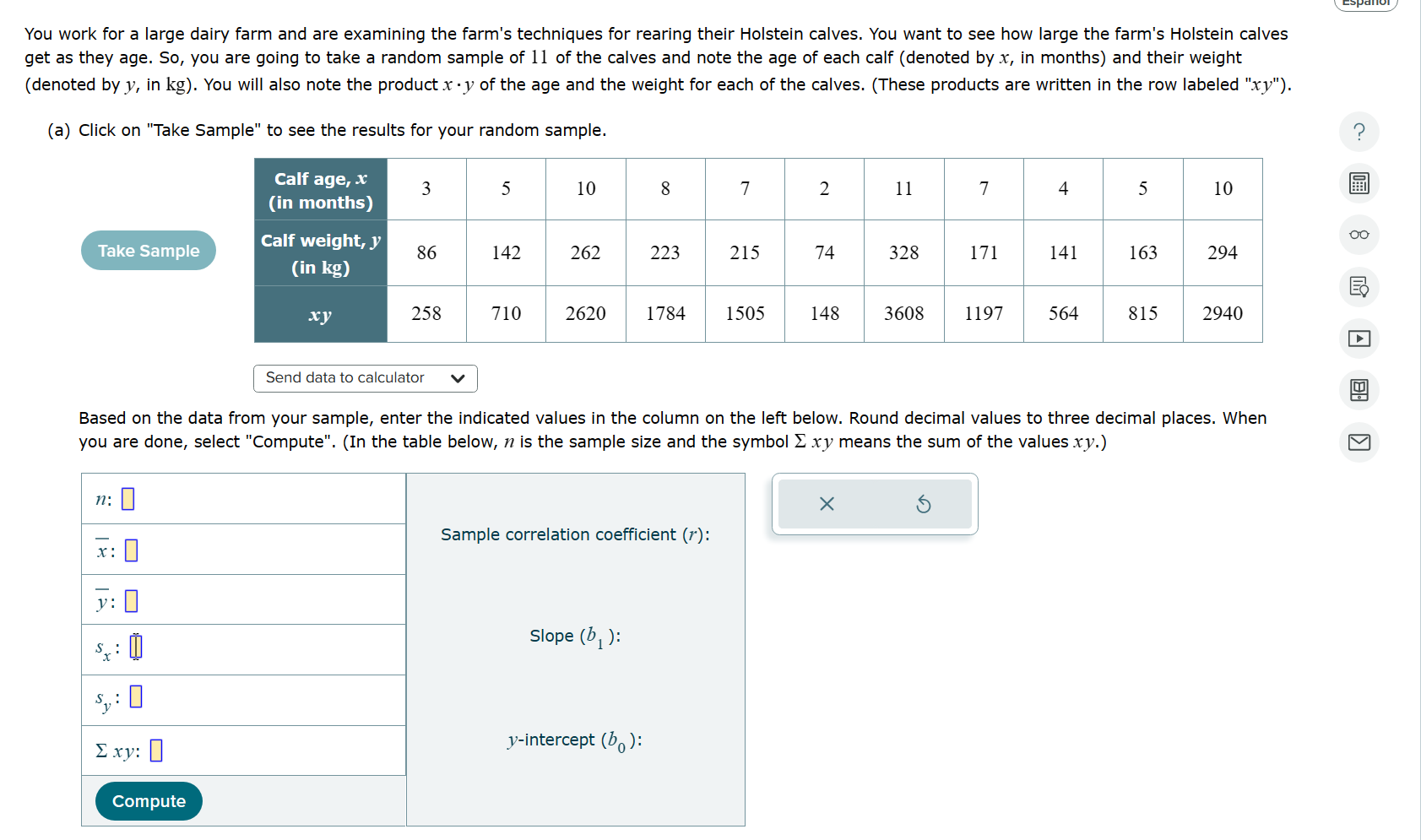 Solved You work for a large dairy farm and are examining the | Chegg.com