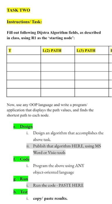 Solved See Below Diagram Presume Outgoing Incoming Costs 