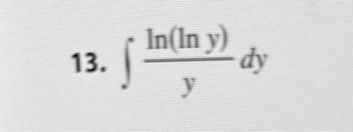 Solved ∫yln(lny)dy | Chegg.com