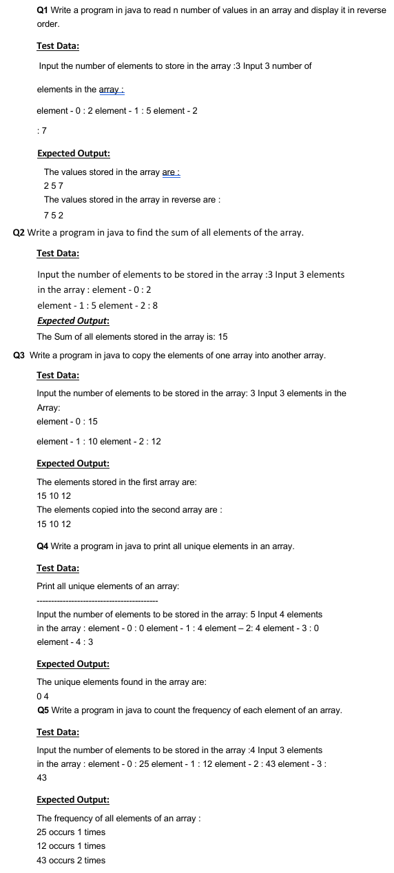 Solved Q1 Write A Program In Java To Read N Number Of Values 0711