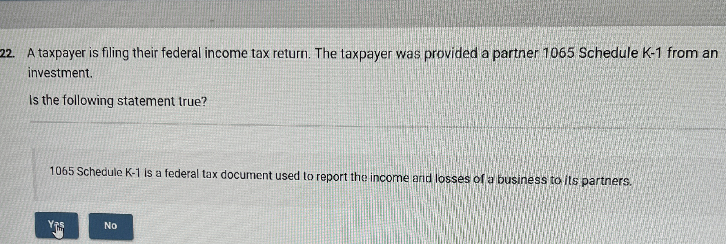 Solved A taxpayer is filing their federal income tax return. | Chegg.com