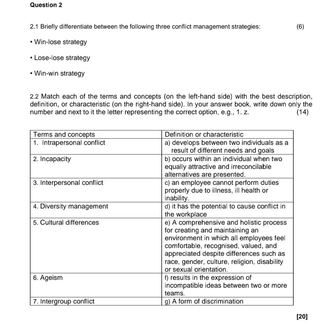 Solved 2.1 Briefly differentiate between the following three | Chegg.com