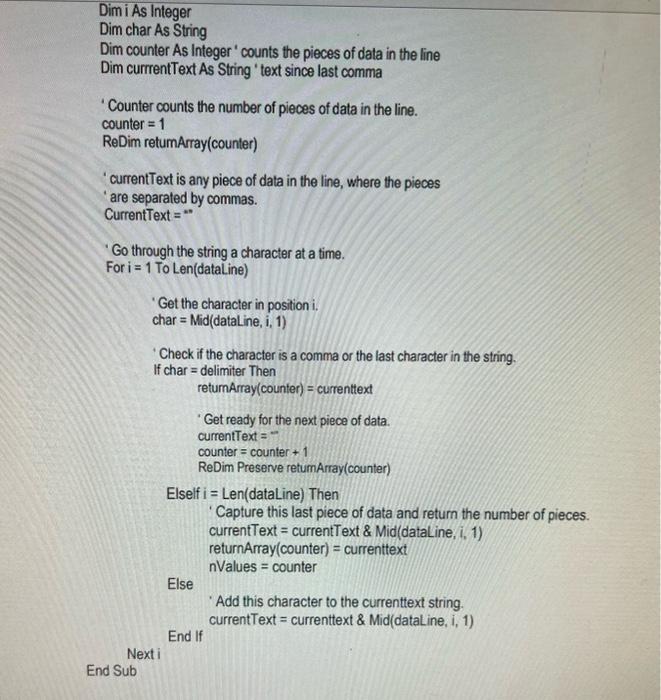 Solved that the indexing for the retumArray array is et up | Chegg.com