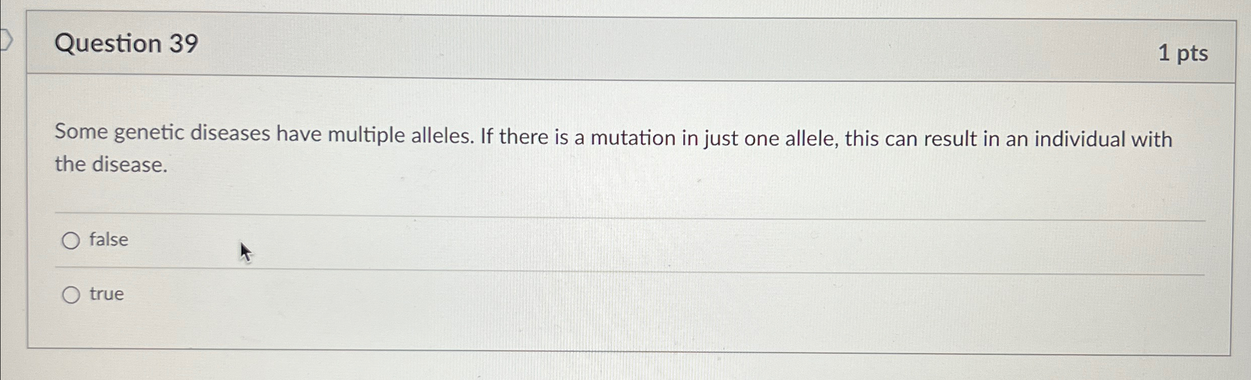 Solved Question 391 ﻿ptsSome genetic diseases have multiple | Chegg.com