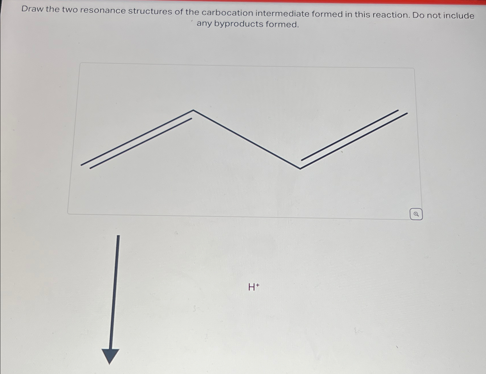 Solved Draw the two resonance structures of the carbocation | Chegg.com