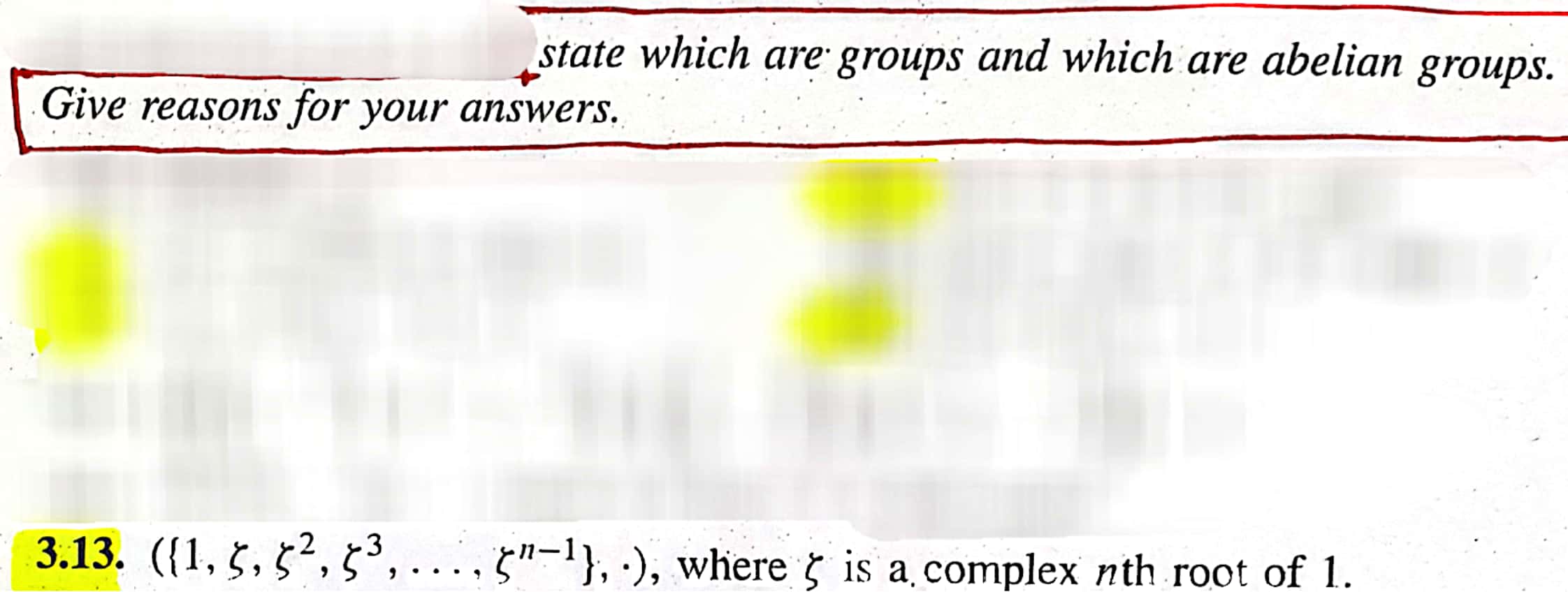 Solved state which are groups and which are abelian | Chegg.com