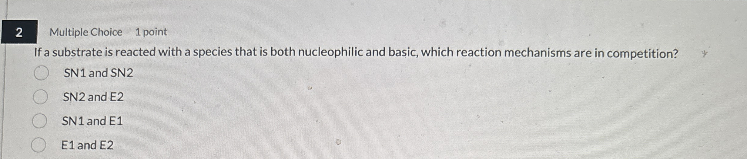 High Quality SOLUTION 2Multiple Choice1 ﻿pointIf a substrate is reacted | Chegg.com