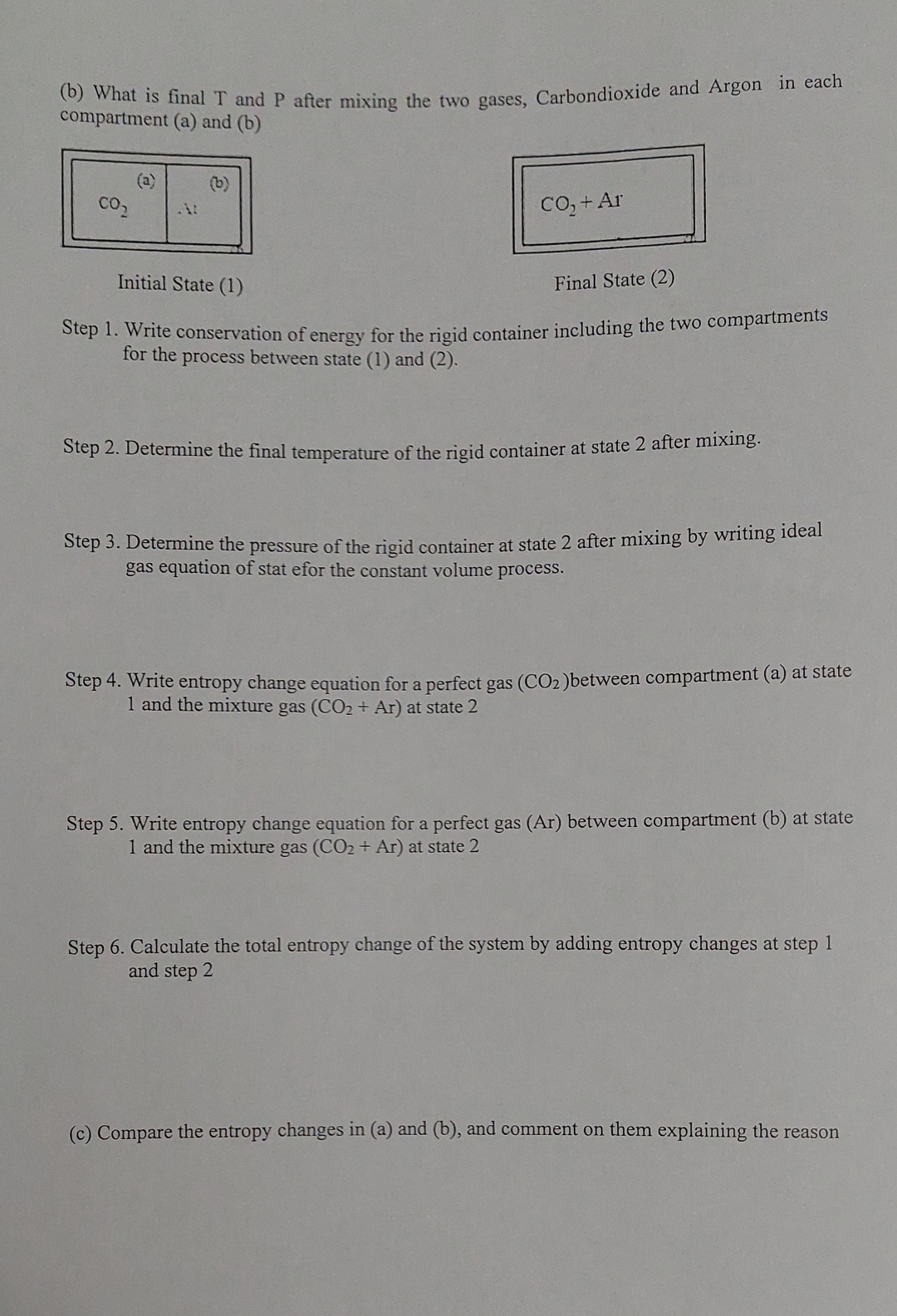 Solved Q3. ﻿A rigid container has 1 ﻿kg CO2 ﻿at 300 ﻿K and 1 | Chegg.com