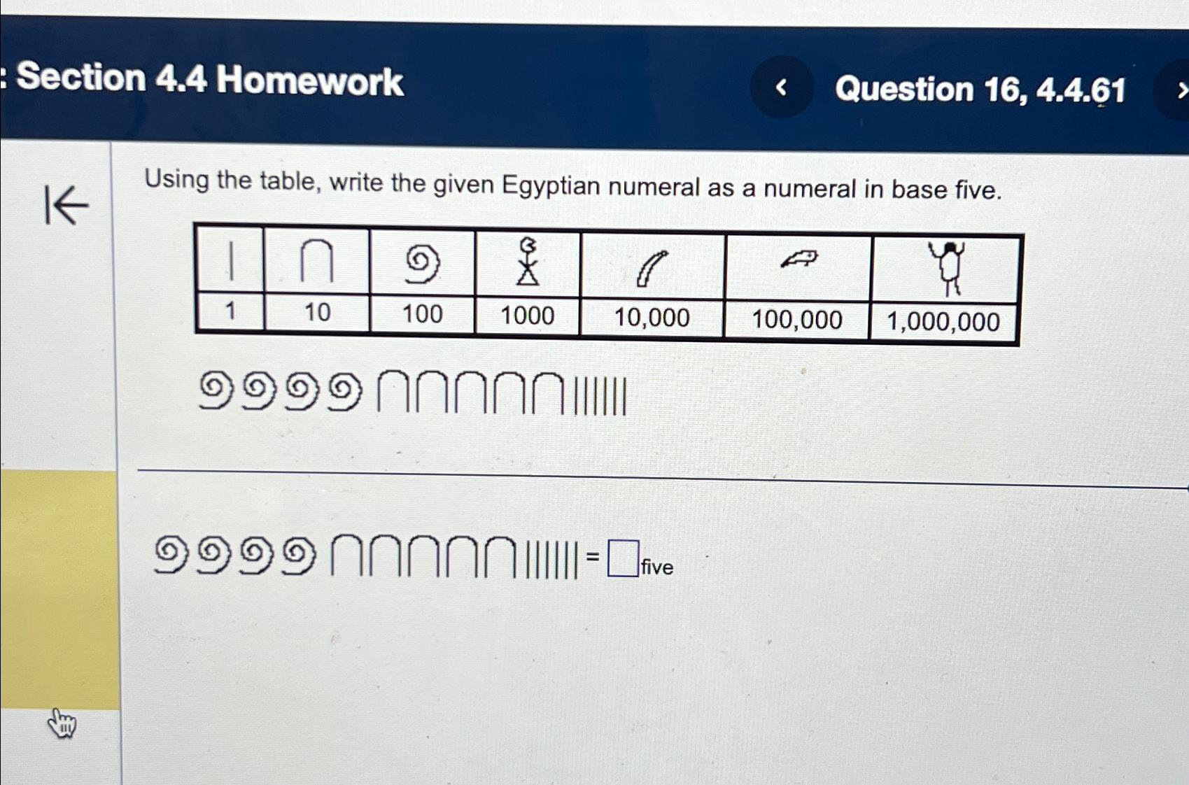 Solved Section 4.4 ﻿HomeworkQuestion 16, 4.4.61Using the | Chegg.com