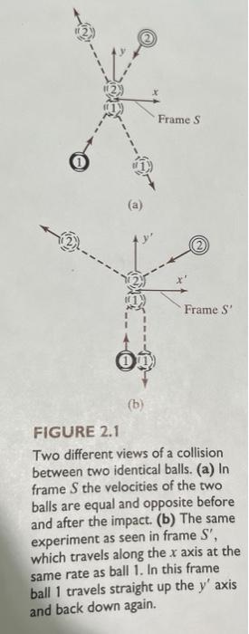 ⋯ (a) Consider the collision of the two billiard | Chegg.com