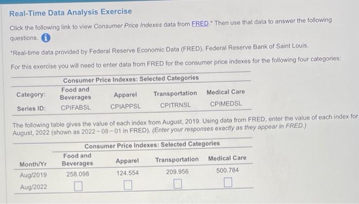 Solved Real-Time Data Analysis Exercise Click the following | Chegg.com