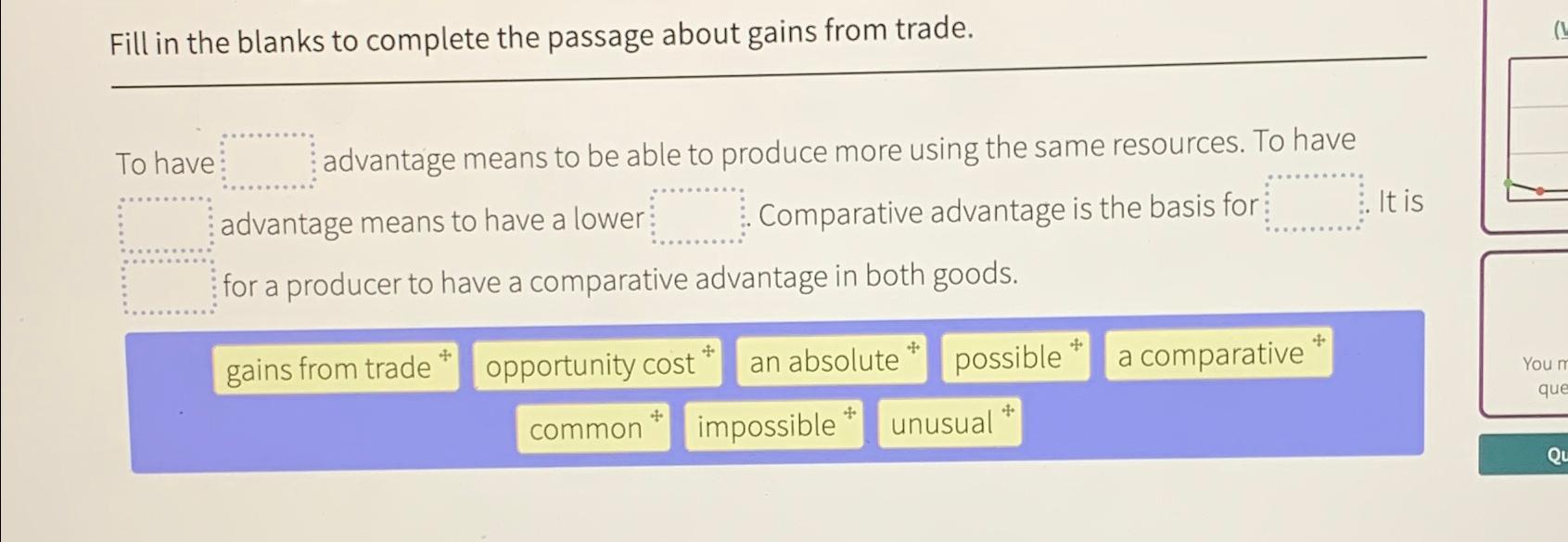 Solved Fill in the blanks to complete the passage about | Chegg.com
