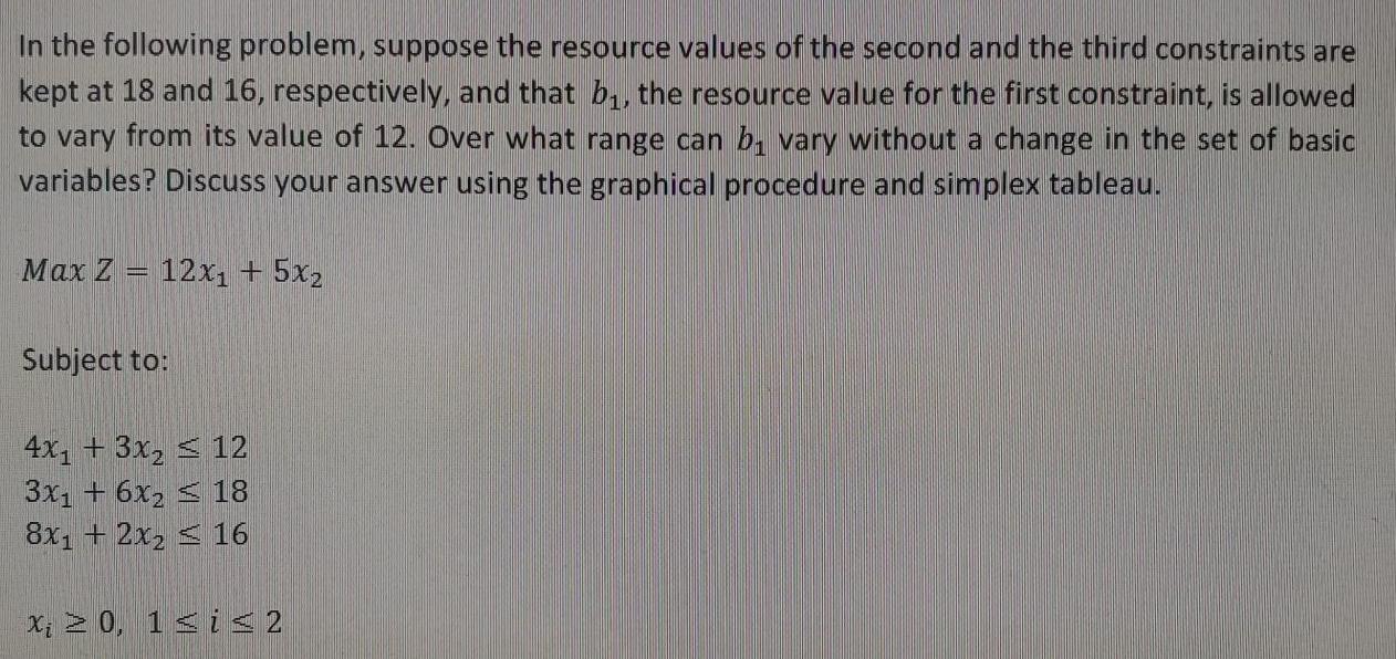Solved must use both graphical and Simplex Tableau for this | Chegg.com