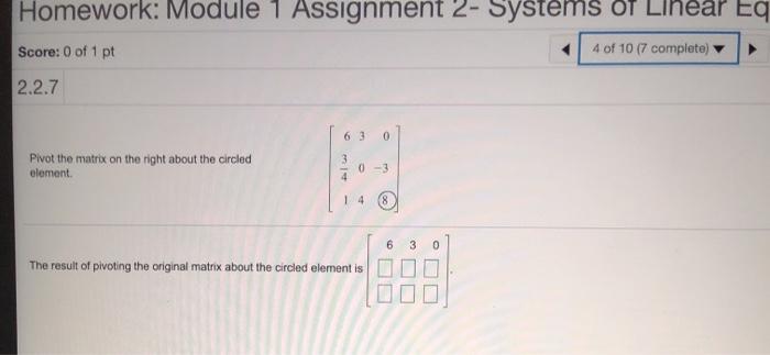 Solved Homework Module 1 Assignment 2 Systems Of Linear