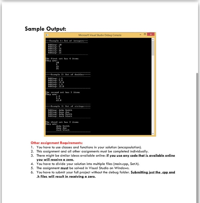 Solved what would be the solution code to this problem in | Chegg.com