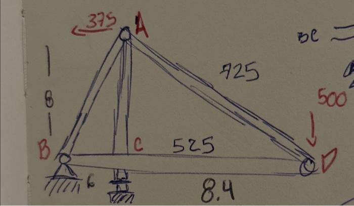 Use the method of nodes to determine the force | Chegg.com