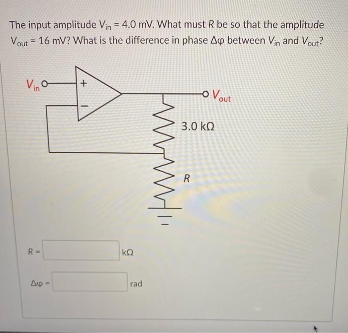 Solved And the input voltage Vin(t): 5 T Vin [M] 0 + 2 +00 4 | Chegg.com