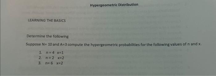 Solved LEARNING THE BASICS Determine the following Suppose | Chegg.com