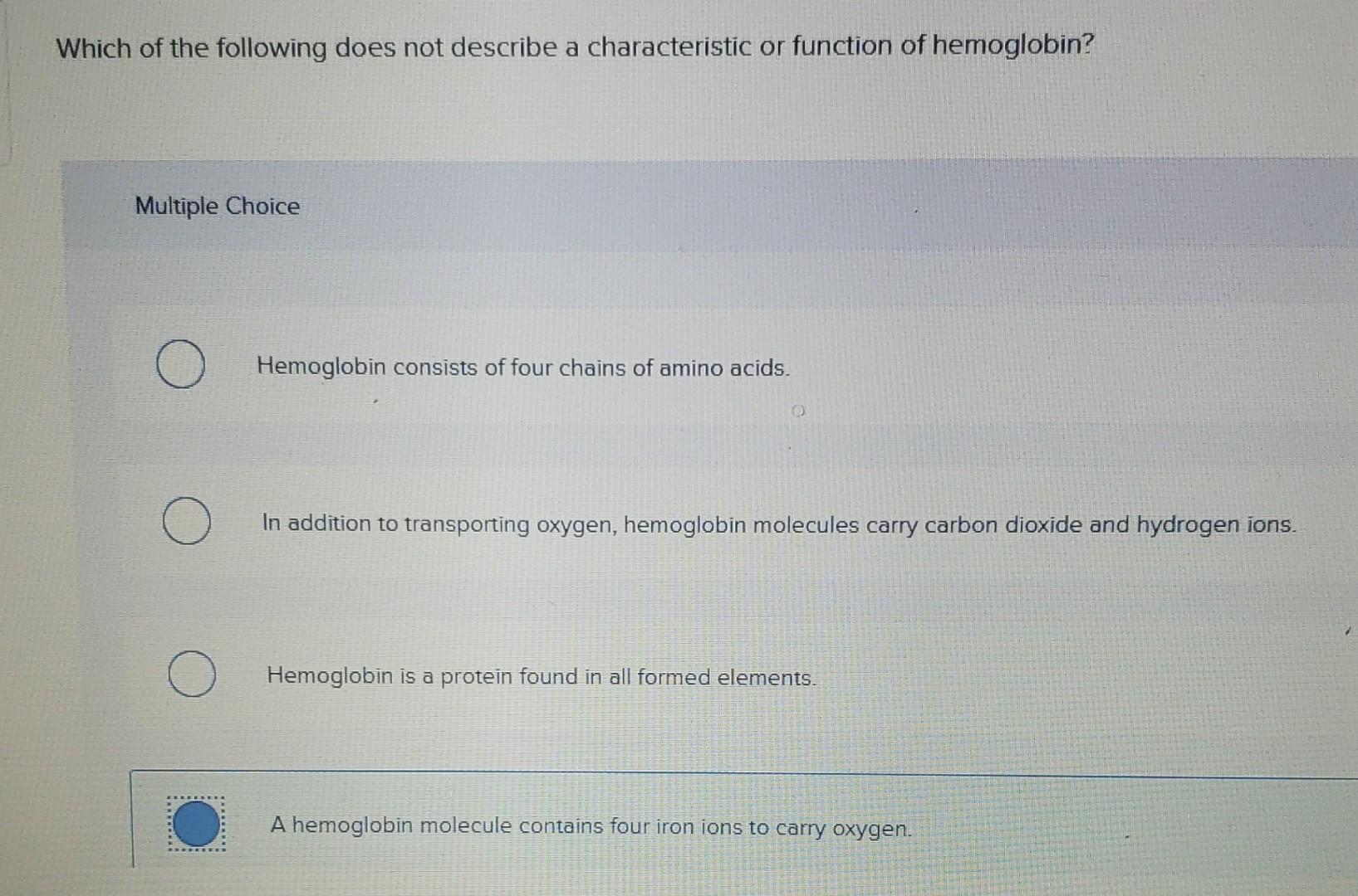 Solved Which of the following does not describe a | Chegg.com