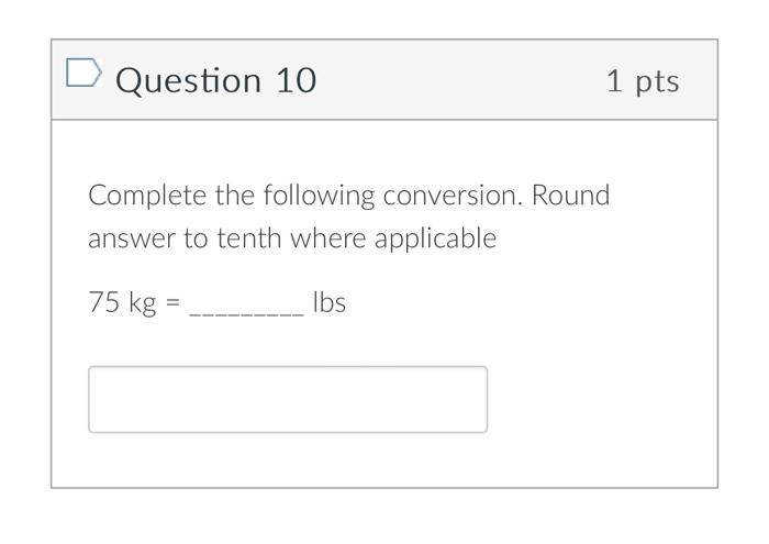 Solved Complete the following conversion. Round answer to | Chegg.com