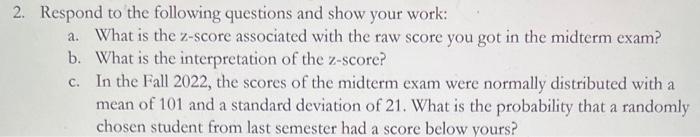 Solved I got a 71% on the exam or in fraction form a | Chegg.com